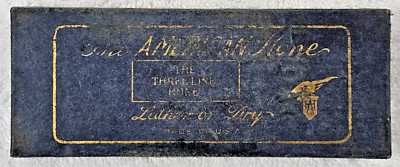 The American Hone Three line Barber Razor Sharpening Stone In Original ...