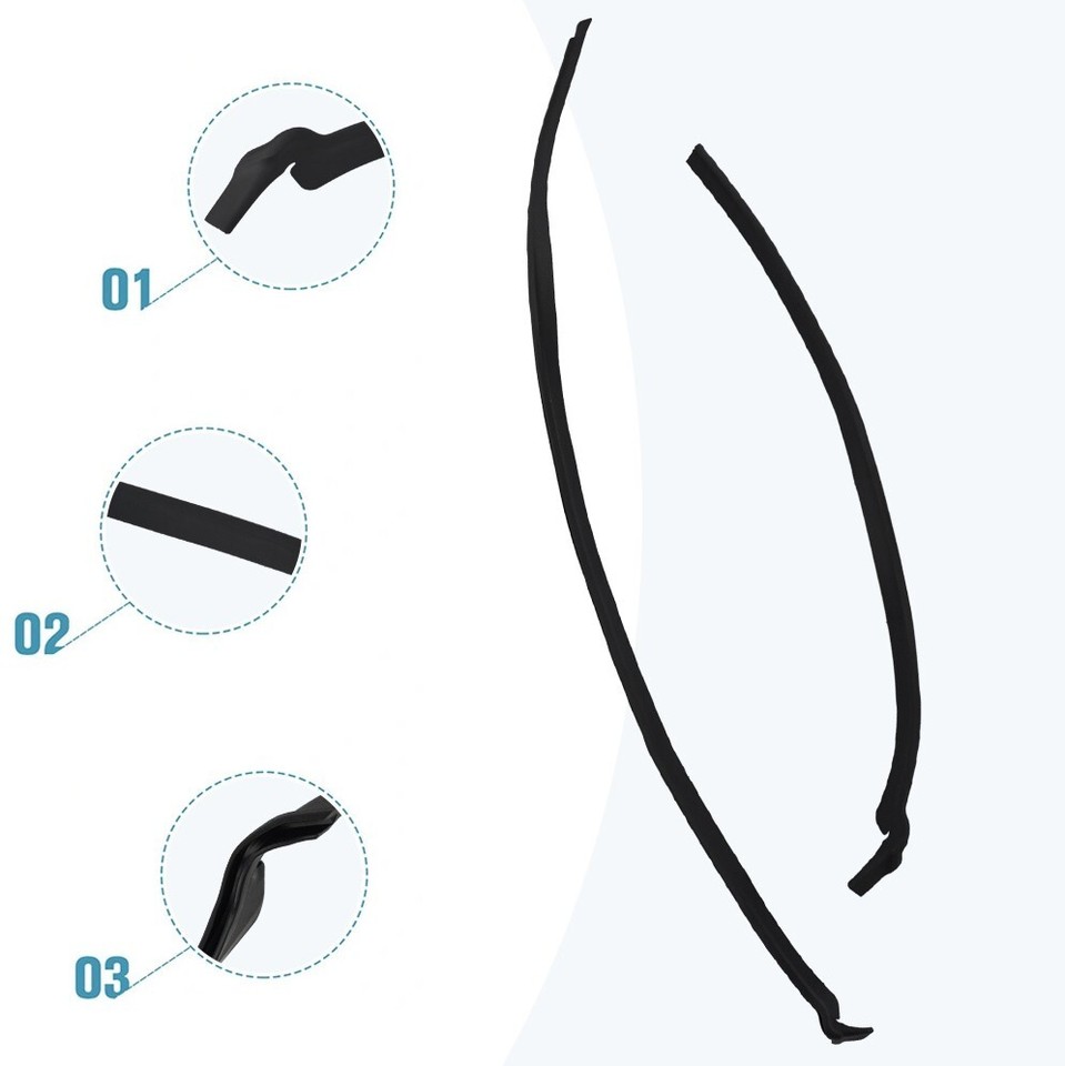 Windschutzscheibe -Siegelstreifen 2pcs 51132751212 Für Für Mini R55-R57 ...