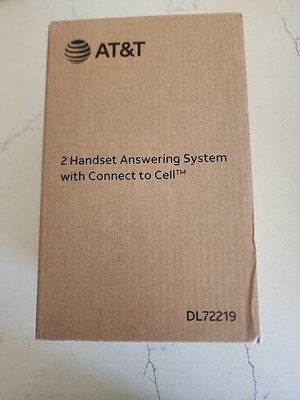 AT&T DL72219 DECT 6.0 2-Handset Answering System with Connect to Cell ...