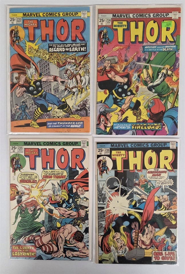 Thor #193-298 Full Run Lot 225 1st Firelord Galactus Silver Surfer Avg VFNM 9.0 | eBay