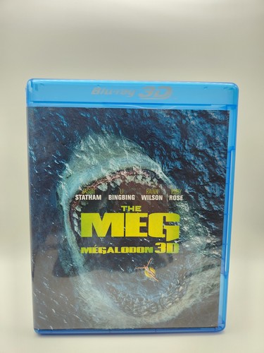The Meg (3D Blu-ray,Blu-ray+DVD 2018) Jason Statham | eBay