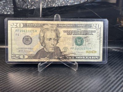 ERROR Ink Smear/Splatter $20 2017 Federal Reserve Note Bill | eBay