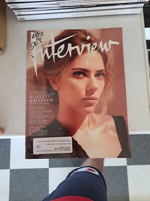 2013 OCTOBER INTERVIEW MAGAZINE - SCARLETT JOHANSSON FRONT COVER - O ...