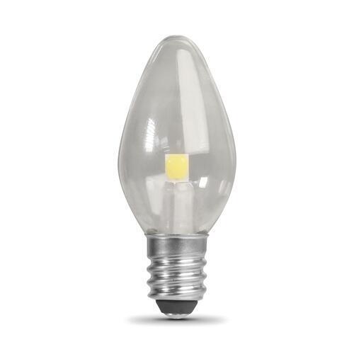 7-Watt Equivalent C7 Daylight White LED Night Light Replacement Bulb ...