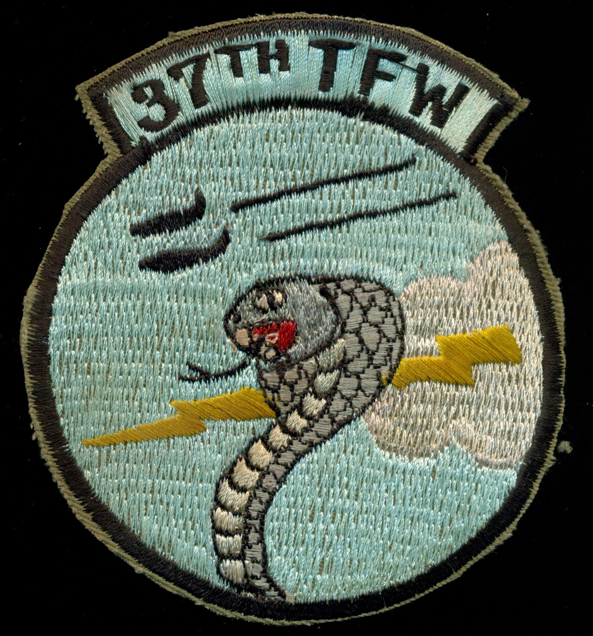 USAF 37th Tactical Fighter Wing Patch HM-2 | eBay
