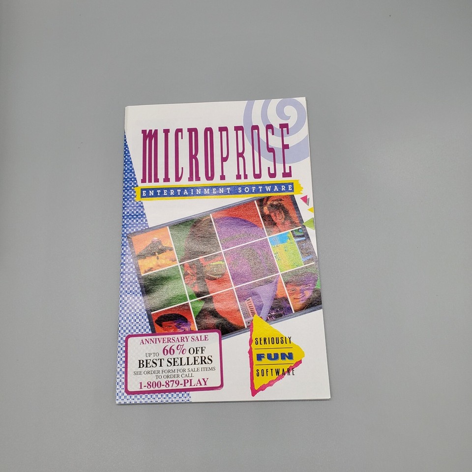 Silent Service II 2 Big Box PC Game - MicroProse- 3.5" Floppy Disc ...