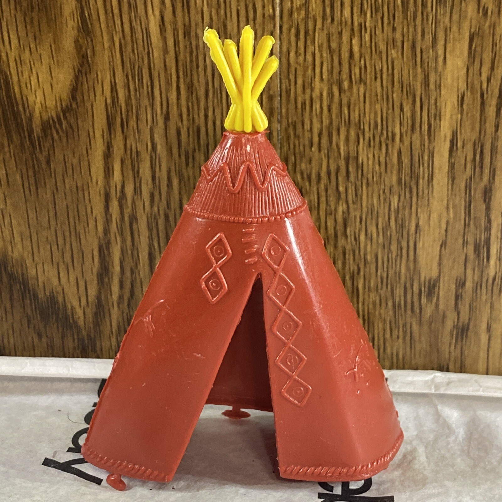 Vintage Plastic Native American Teepee Toy 4" | eBay