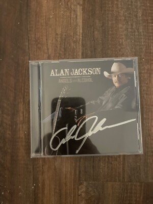 alan jackson autographed angels and alcohol cd | eBay