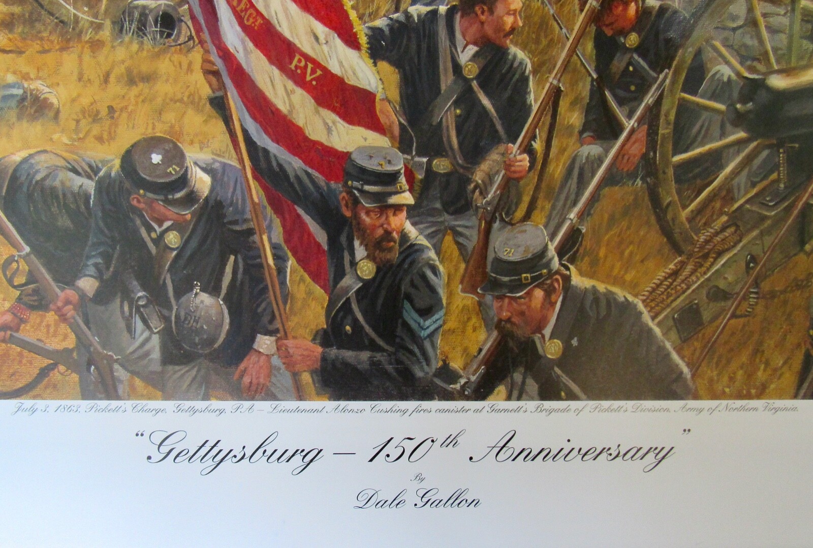 Dale Gallon - GETTYSBURG - 150th Anniversary - Civil War Giclee ...