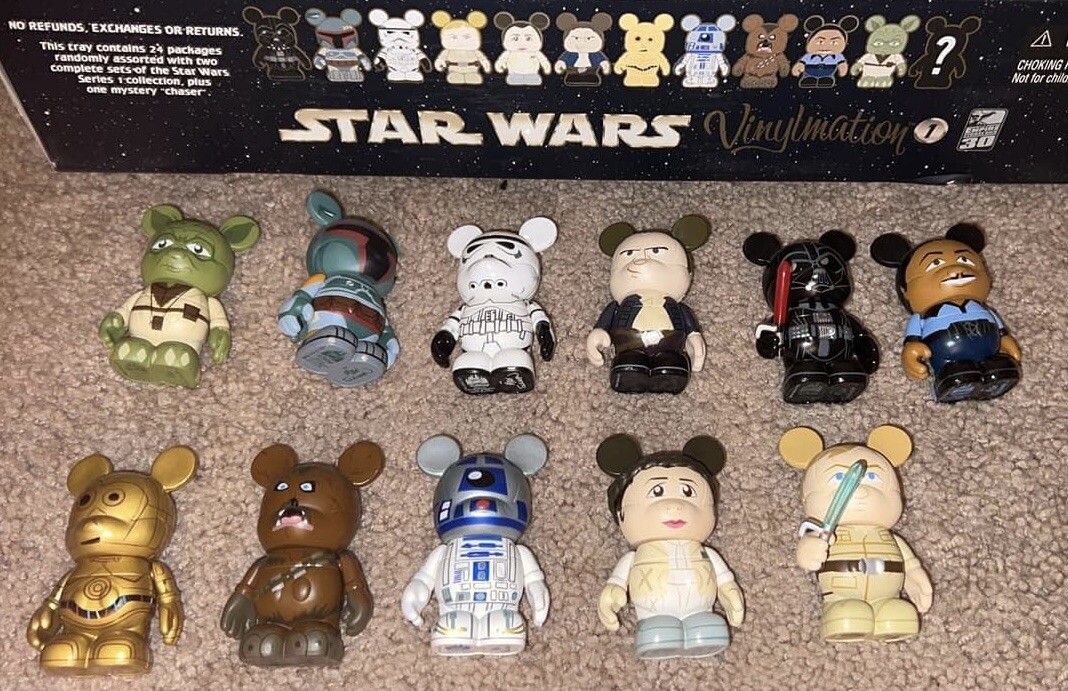 Disney Star Wars Series #1 Vinylmation Complete Set of 11 Collectibles ...