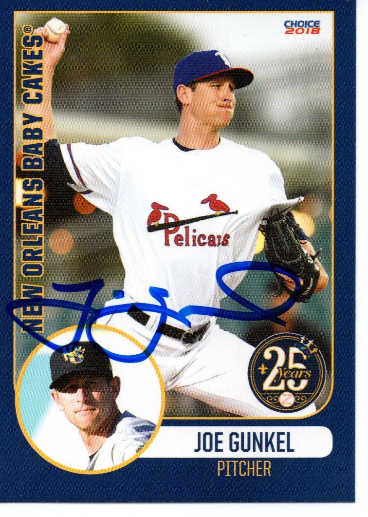 Joe Gunkel 2018 New Orleans Baby Cakes Signed Card | eBay