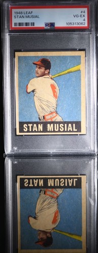 Stan Musial 1948 Leaf #4 PSA 4 ~ Baseball Rookie RC HOF ~ SCG NG ...