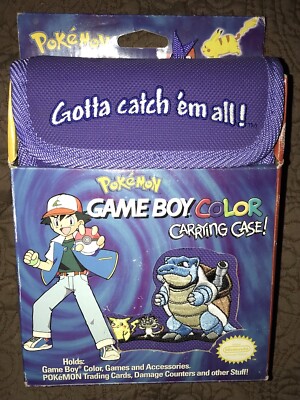 Pokemon Gameboy Color Carrying Case. Extremely Rare, New 1998-2000 | eBay