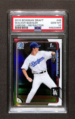 2015 Bowman Draft Chrome Refractor Walker Buehler #46 PSA 10 GEM MT | eBay