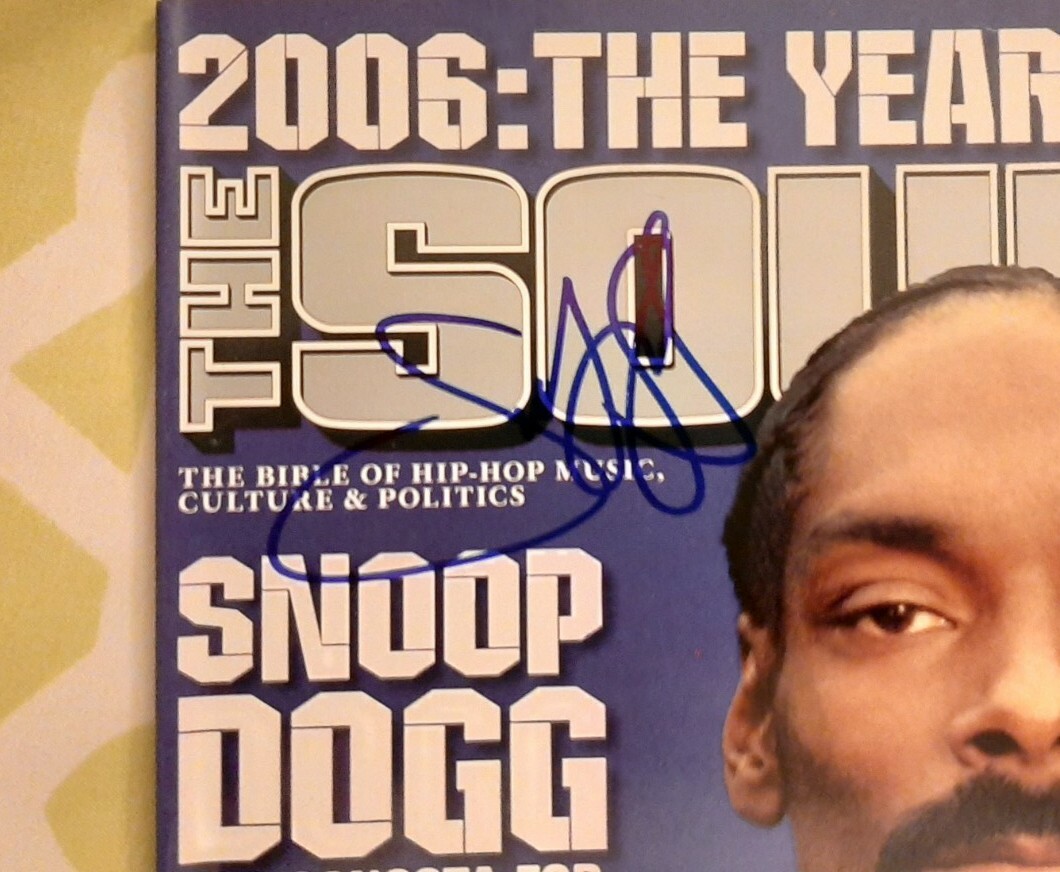 Snoop Dogg signed autographed The Source Jan 2007 Magazine PSA COA # ...