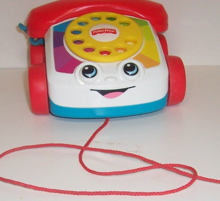 Fisher Price 2015 Chatter Phone Telephone Pull Toy with Moving Eyes ...
