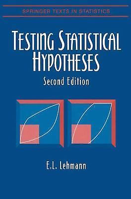 Springer Texts in Statistics Ser.: Testing Statistical Hypotheses by E ...