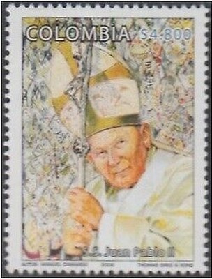 Colombia 1364 2006 20 Years Since The Visit Of SS John Paul II MNH | eBay