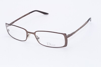 NEW CHRISTIAN DIOR CD 3676/STRASS DVJ BROWN AUTHENTIC FRAMES EYEGLASSES ...