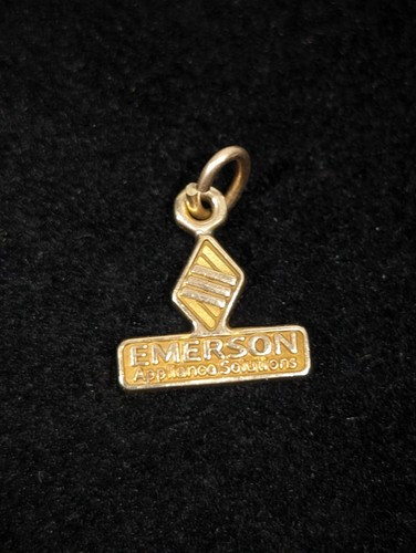 Vintage Emerson Appliance Solutions 10k Yellow Gold Charm 1.34 grams | eBay