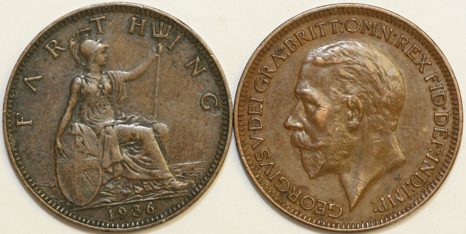 1911 to 1936 George V Bronze Farthing Your Choice of Date | eBay UK