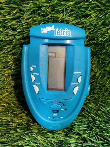 Radica Lighted Tetris Flip-Top Electronic Handheld Game Tested Works | eBay