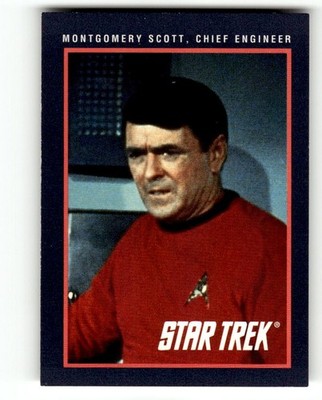 1991 Impel Star Trek 25th Anniversary #103 Montgomery Scott, Chief ...