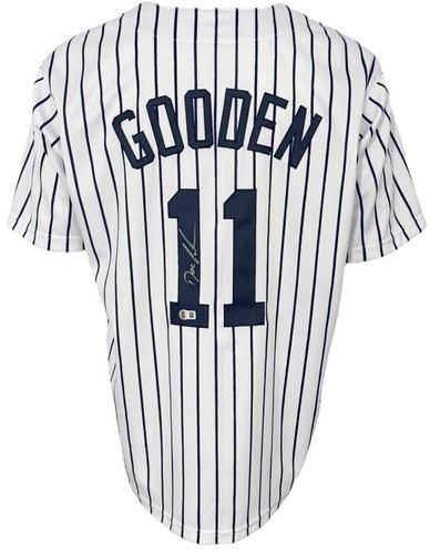 New York Yankees Dwight "Doc" Gooden Autographed Pro Style Pinstripe ...