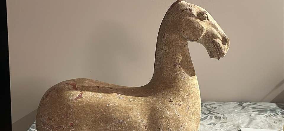Han Dyanasty-Style Pottery Horse Figurine | Ancient Chinese Art ...