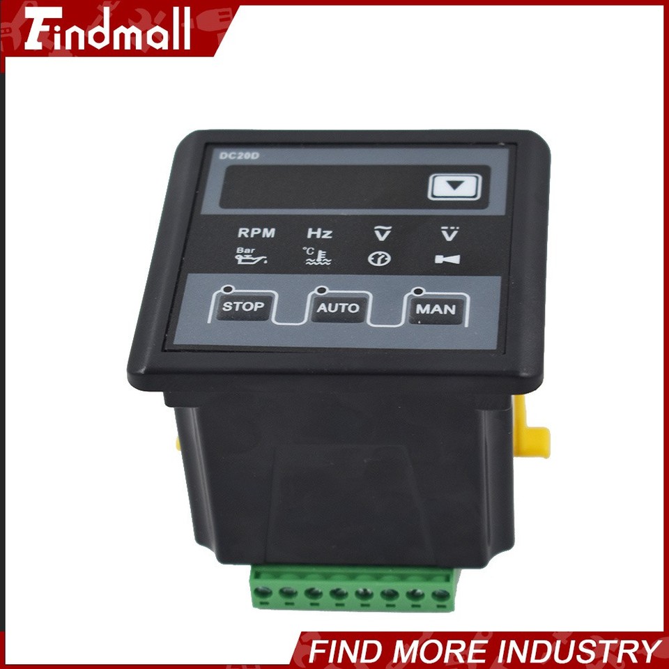 Findmall Generator Controller Module DC20D Fit For Diesel Engine or ...