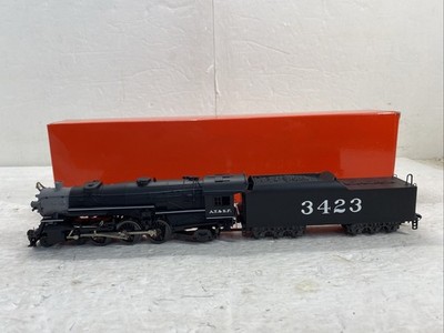 Rivarossi HO Scale Santa Fe ATSF #3423 4-6-2 Pacific Steam Locomotive & Tender | eBay