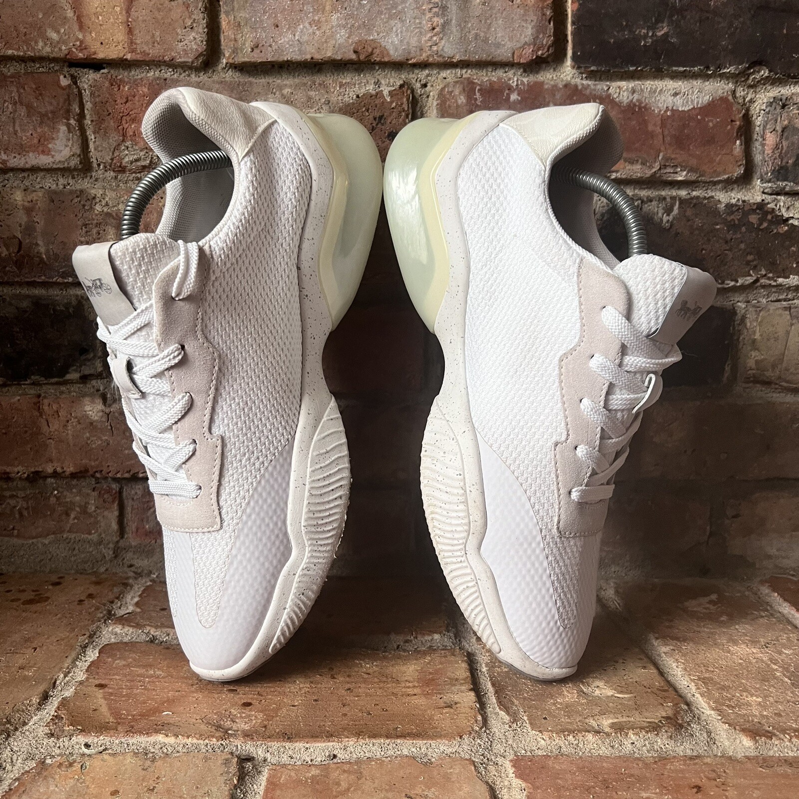 COACH City Sole Runner Cream Knitted Runners Shoes Sn… - Gem