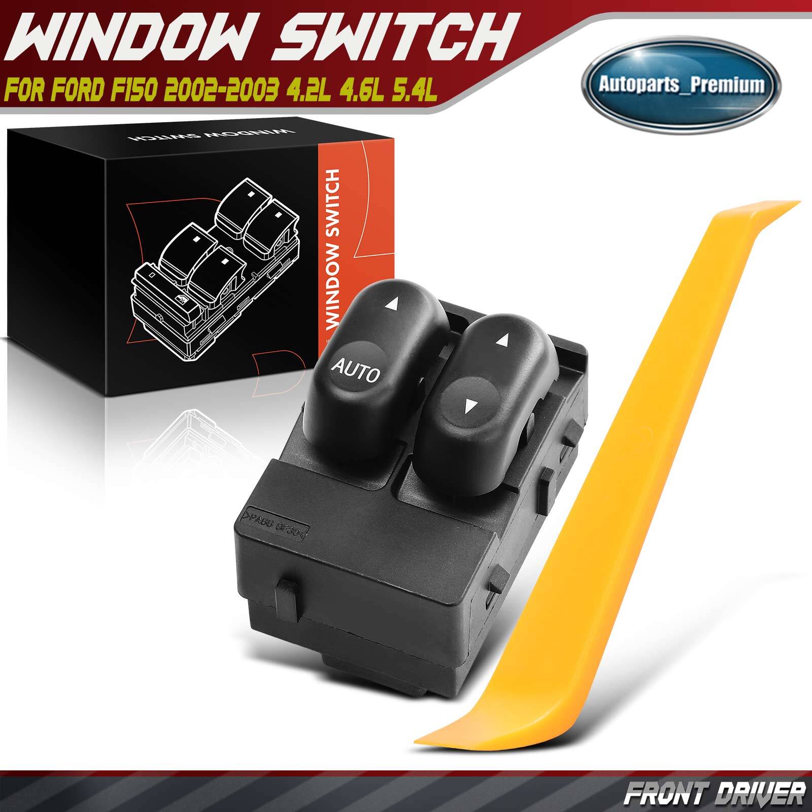 Front Driver LH Power Window Switch for Ford F150 2002-2003 V6 4.2L V8 ...