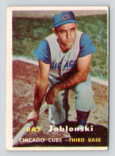 1957 Topps Card, #218 Ray Jablonski, Chicago Cubs, see Video | eBay