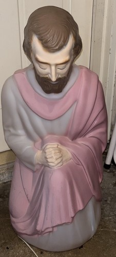 Vintage Empire Blow Mold Joseph Lighted Outdoor Christmas Nativity | eBay
