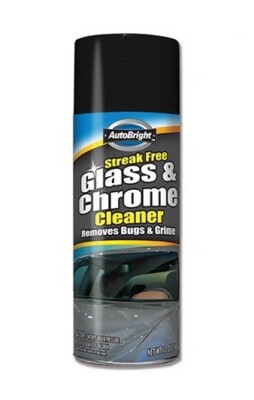 AutoBright Streak Free Glass & Chrome Cleaner Car Window Metal Cleaning ...