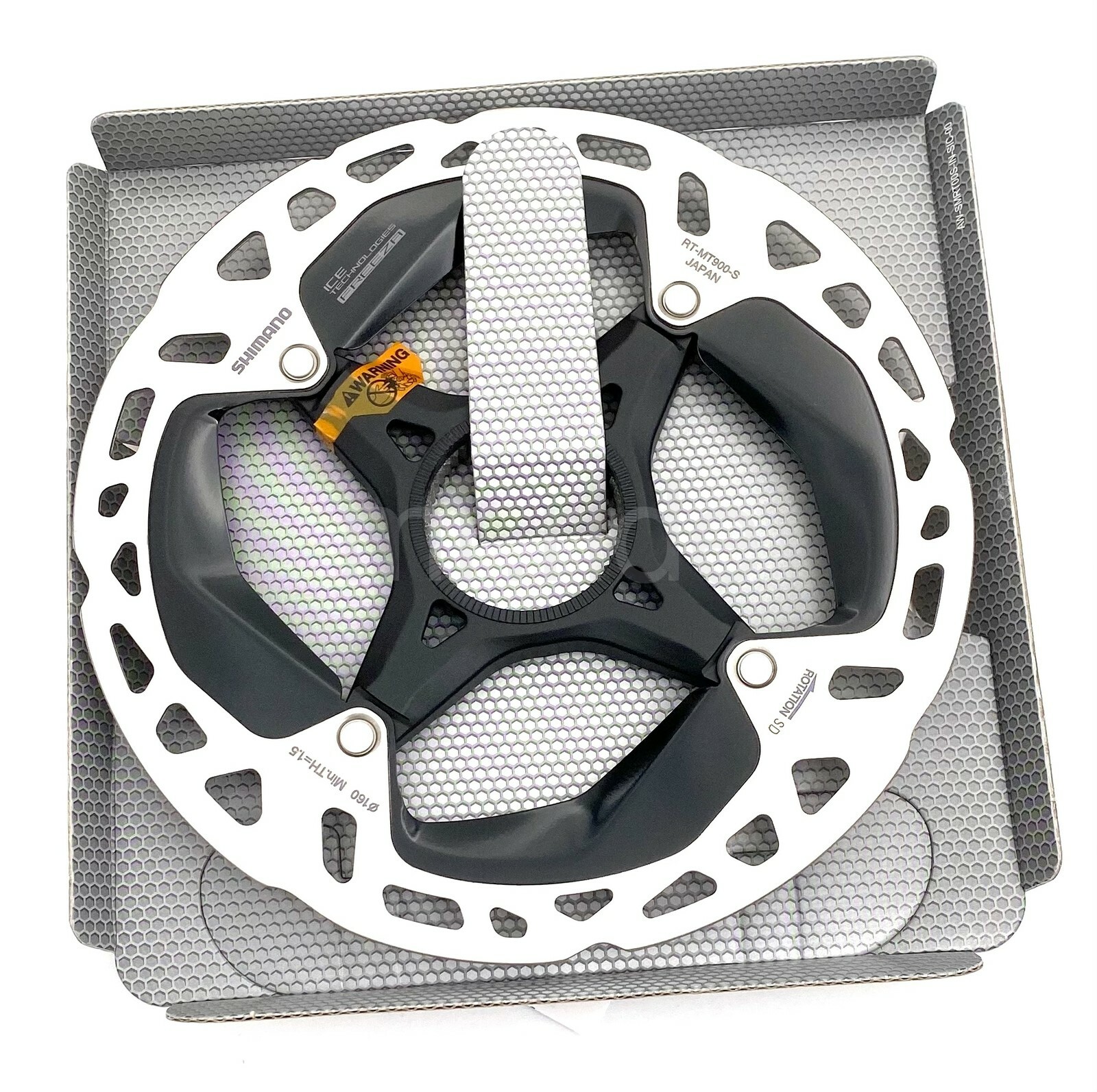 Shimano XTR/SAINT Disc Brake Rotor RT-MT900 160mm Center Lock,ICE Tech ...