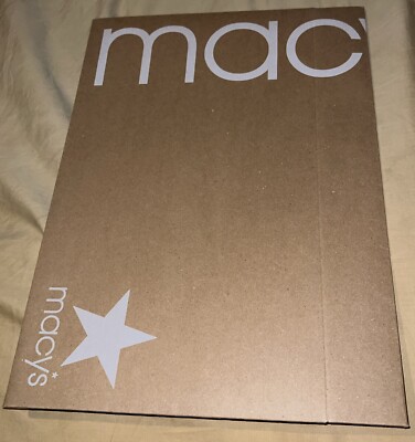 Macys Macy's Empty Gift Box Size 15x9x2, New | eBay