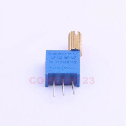 10PCSx 3296W-1-105 + handle 1MR(Ω) ±10% DIP BOCHEN Variable Resistors # ...