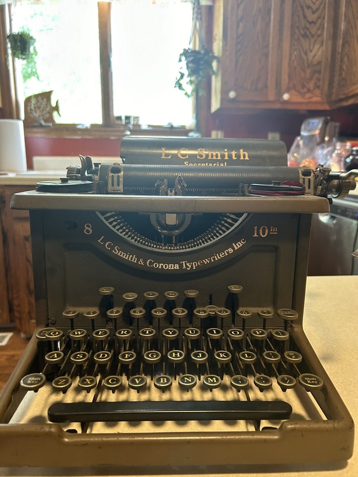 VINTAGE 1930 LC SMITH & CORONA TYPEWRITER INC. MODEL 8-10(Working) | eBay