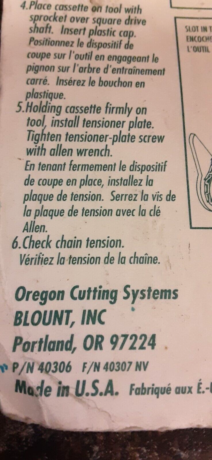 Woodzig Replacement Chains for Models 40266 40267 40268 40269 for sale ...