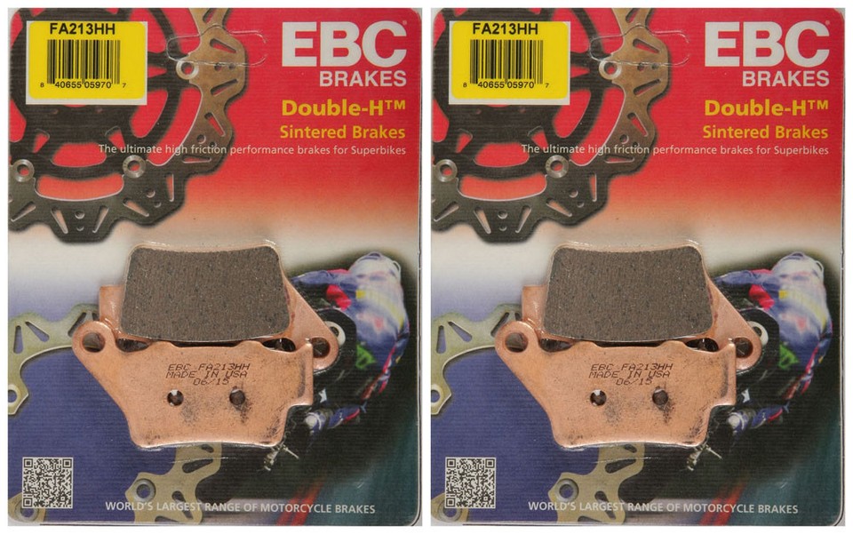EBC Double-H Sintered Metal Brake Pads FA213HH (2 Packs - Enough for 2 ...