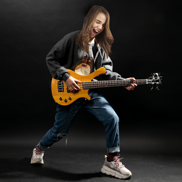 G Larry gw101 36 inch small electric bass guitar set | eBay