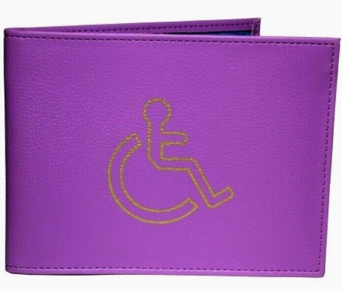 Pu Leather Disabled Parking Permit Holder Blue Badge Safe Hologram ...