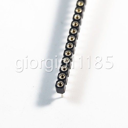 20pcs 1 x 40 Pin 2.54mm Single Row Round Female Pin Header Connector | eBay