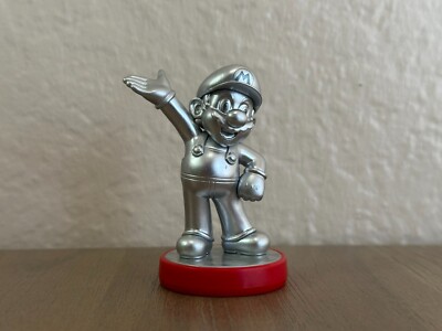 Silver Mario amiibo ( Super Mario Bros. Series) Loose, no box | eBay