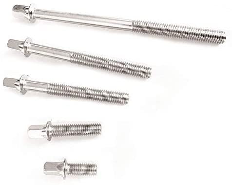 90mm Bass Drum Tension Rods with Washers Drum Set Mounting Hardware 20 ...