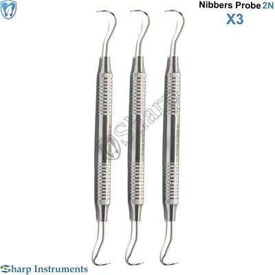 Nabers 2N Periodontal Probes Dental Furcation Probe BPR-PSR Depth ...