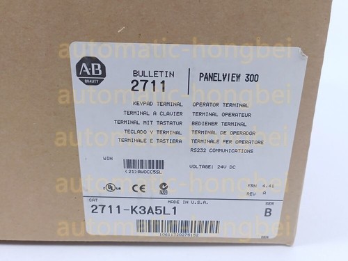 2711-K3A5L1 AB FRN 4.41 PanelView 300 HMI Keypad Terminal Brand New in ...