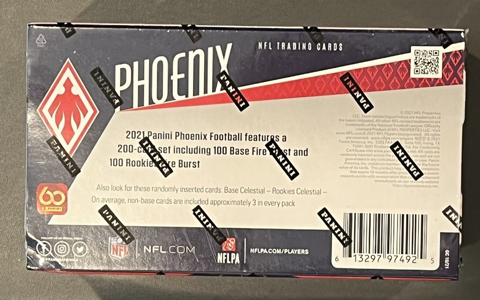2021 Panini Phoenix NFL Fanatics Exclusive Complete Set + 3 Bonus ...